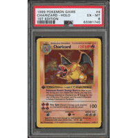 PSA 6 1999 Pokémon Base #4 Charizard 1st Edition Holo | Rare Candy