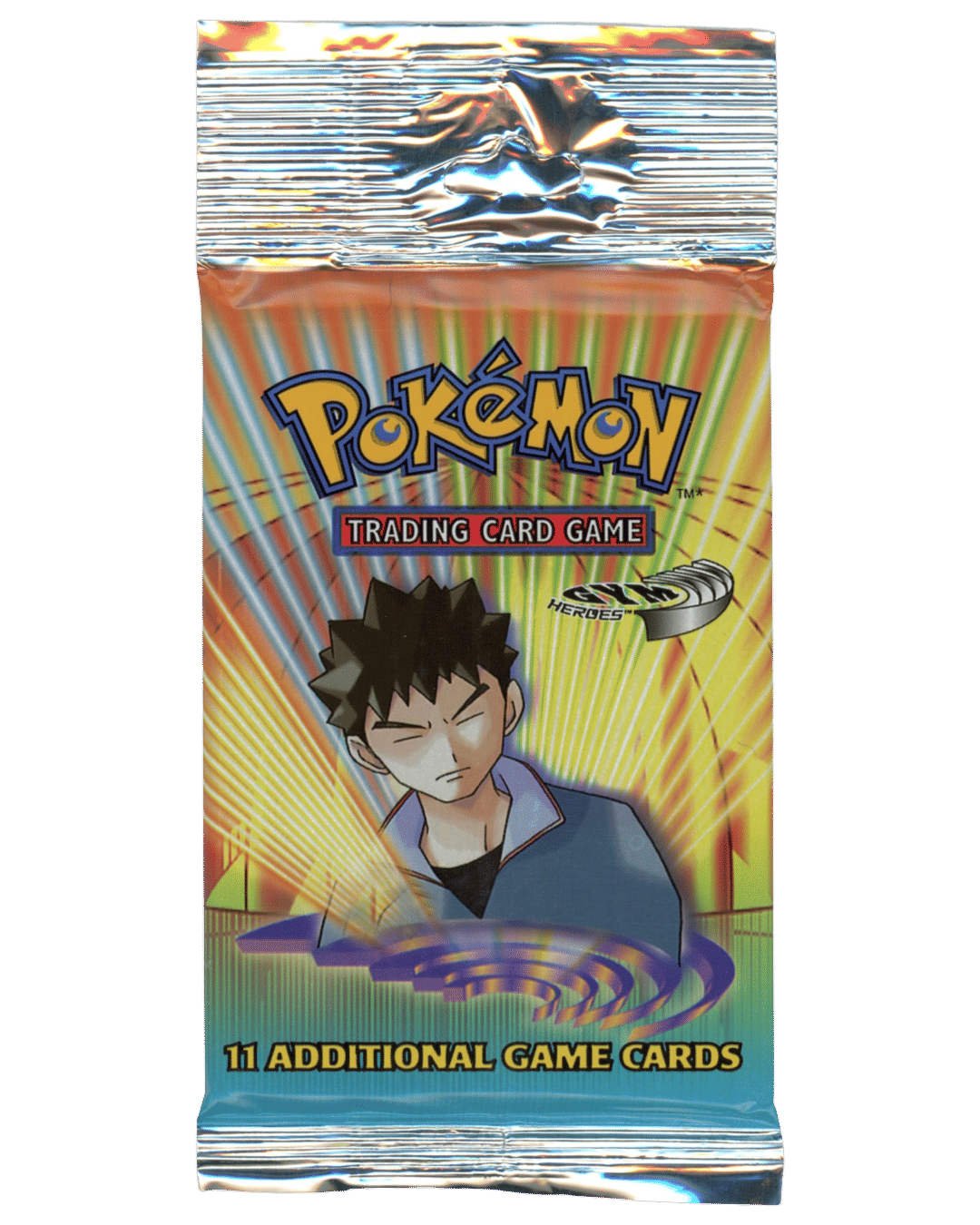 Pokémon 2000 Gym Heroes Long Stem Booster Pack - Brock | Rare Candy