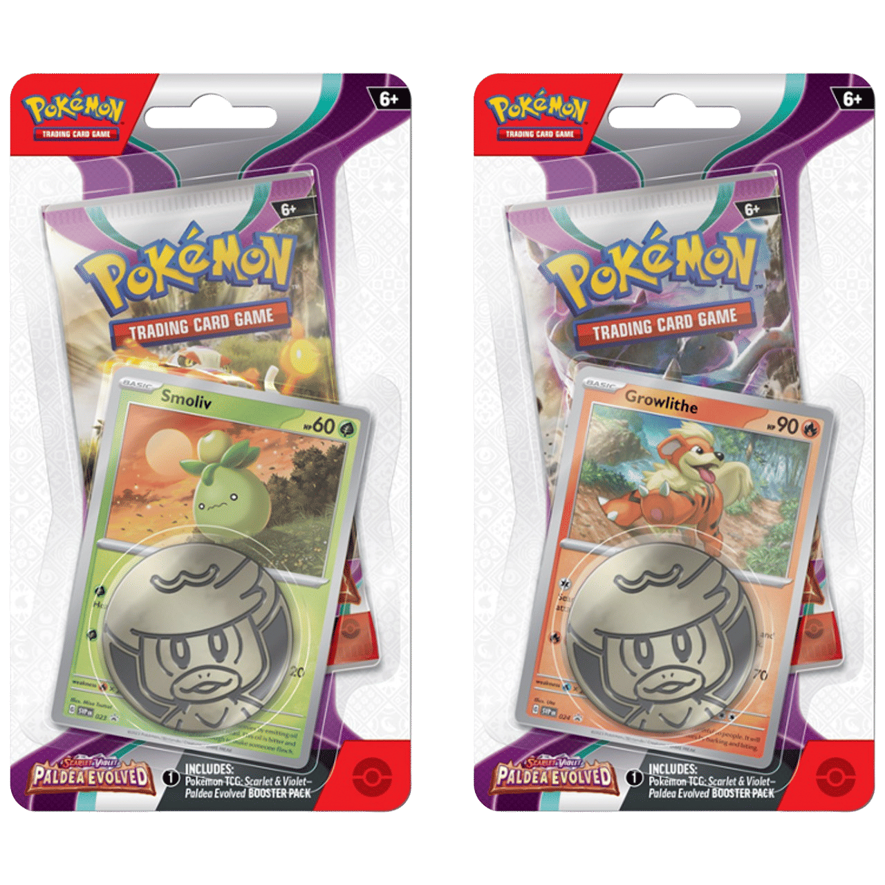Pokemon 2023 Paldea Evolved Checklane Blister (Set of 2) | Rare Candy