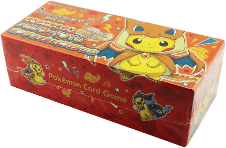 Pokemon Japanese XY Promo Poncho Pikachu Mega Charizard Y Special Box ...