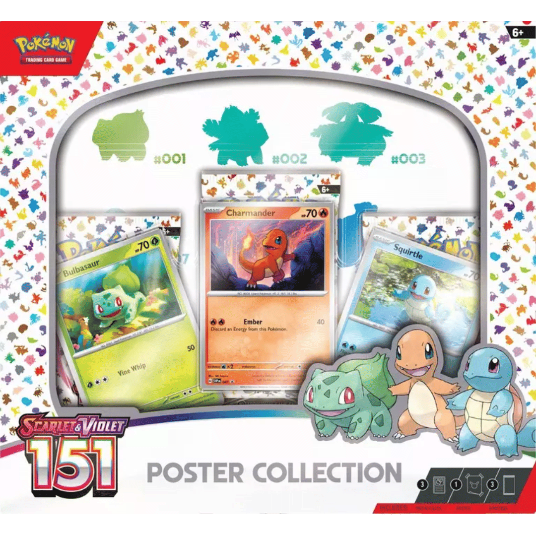 Pokemon 2023 Scarlet and Violet 151 Poster Collection Box | Rare Candy