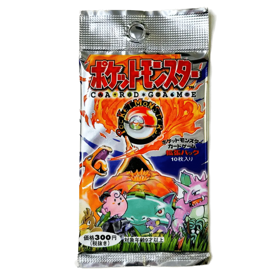 Pokemon 1996 Japanese Base Set Booster Pack | Rare Candy