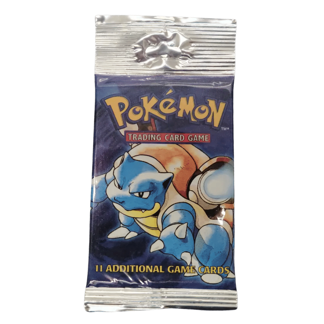 1999 Pokemon Base Set Unlimited Long Crimp Booster Pack (Random Art ...