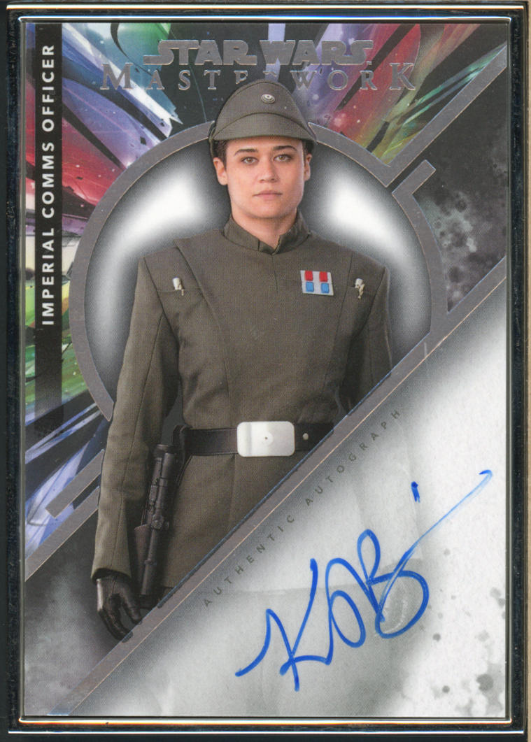 Star Wars Masterwork 2022 Imperial Comms Officer Plate Katy O'Brian ...