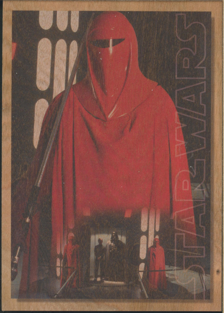 Star Wars Masterwork 2022 Imperial Royal Guard Wood Card 6/10 | Rare Candy