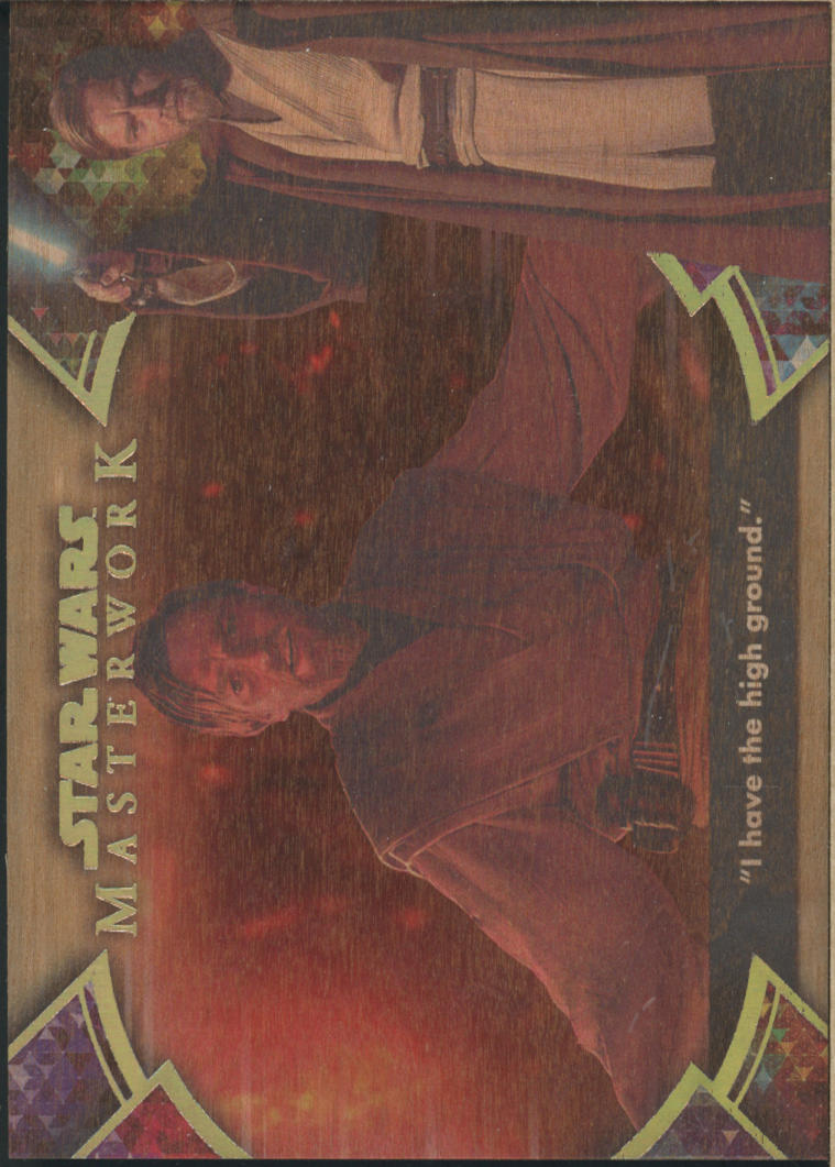 Star Wars Masterwork 2022 I Have The High Ground Obi-Wan Kenobi Wood ...
