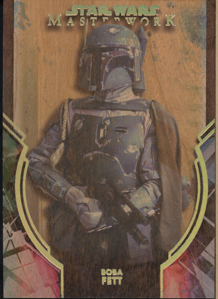 Star Wars Masterwork 2022 Boba Fett Wood Card 3/10 | Rare Candy