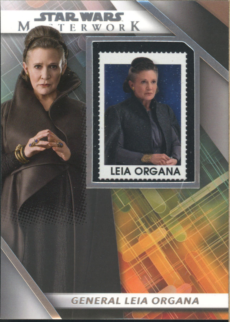 Star Wars Masterwork 2022 General Leia Organa Stamp Card | Rare Candy