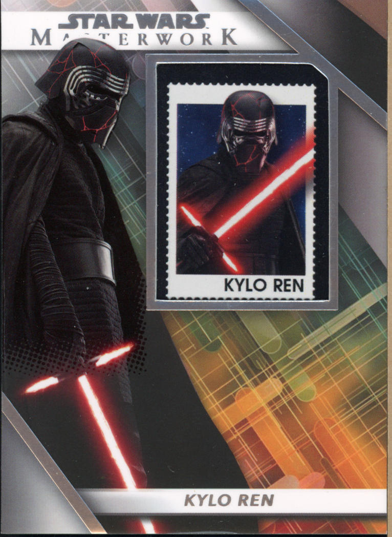 Star Wars Masterwork 2022 Kylo Ren Stamp Card | Rare Candy
