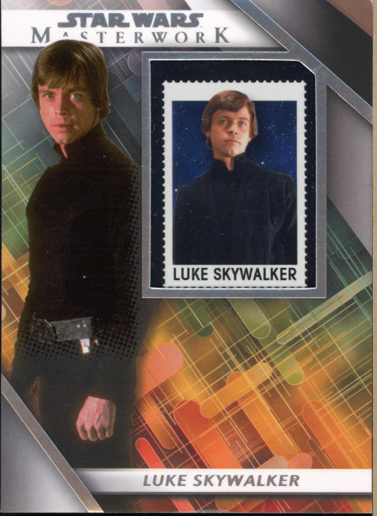 Star Wars Masterwork 2022 Luke Skywalker Stamp Card | Rare Candy