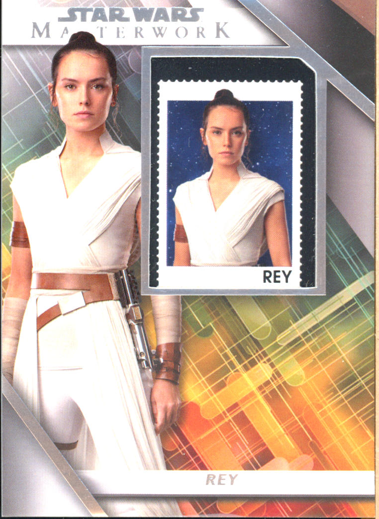 Star Wars Masterwork 2022 Rey Stamp Card | Rare Candy