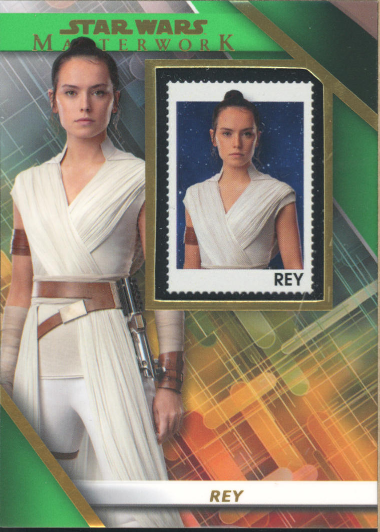 Star Wars Masterwork 2022 Rey Stamp Card 45/99 | Rare Candy