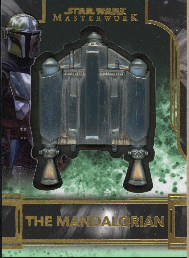 Star Wars Masterwork 2022 The Mandalorian's Jetpack Medallion Card 64/ ...