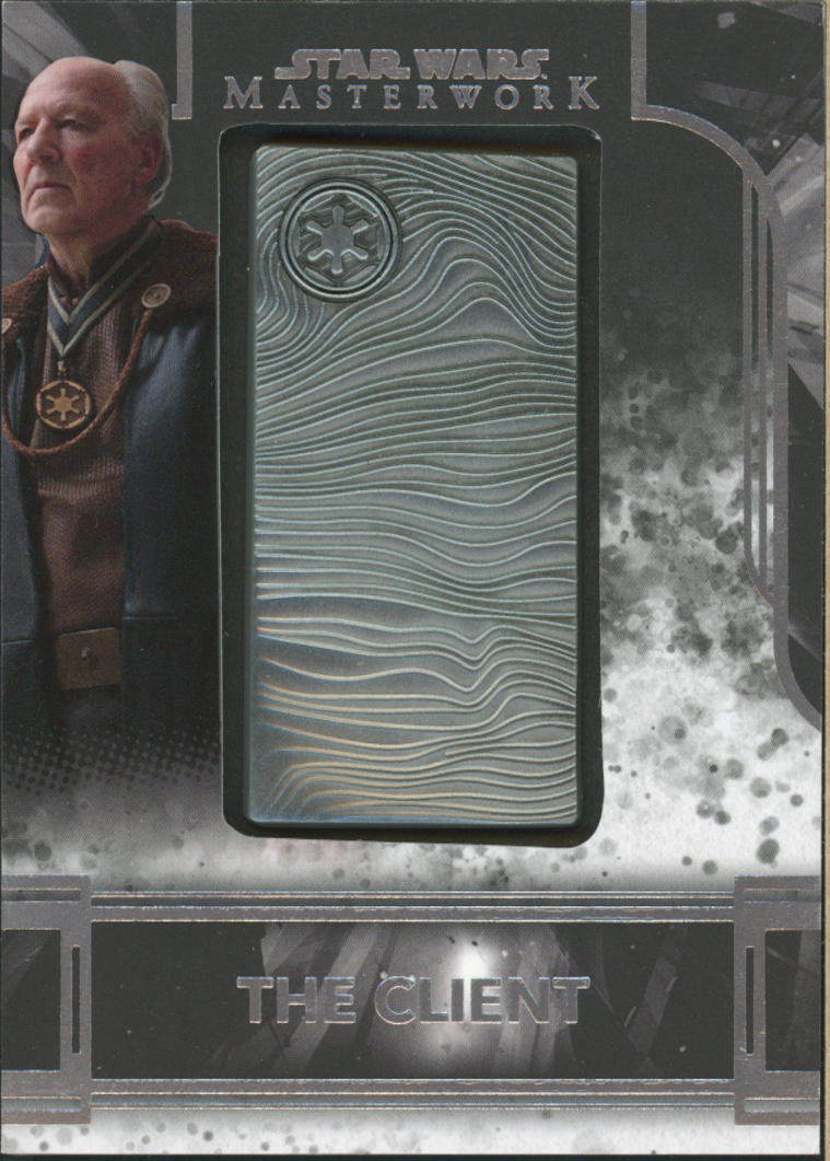 Star Wars Masterwork 2022 The Client Beskar Ingot Medallion Card | Rare ...