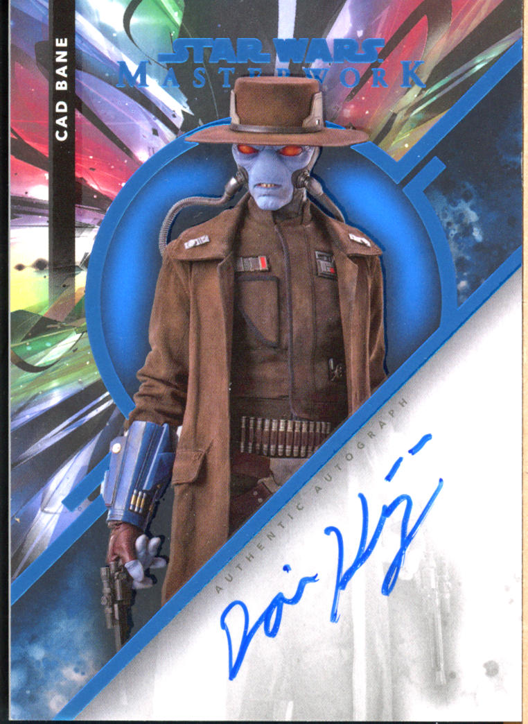 Star Wars Masterwork 2022 Cad Bane Dorian Kingi Auto 30/99 | Rare Candy