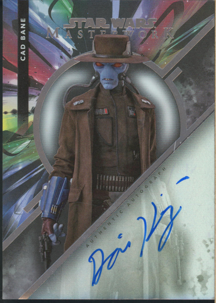 Star Wars Masterwork 2022 Cad Bane Dorian Kingi Auto 29/50 | Rare Candy