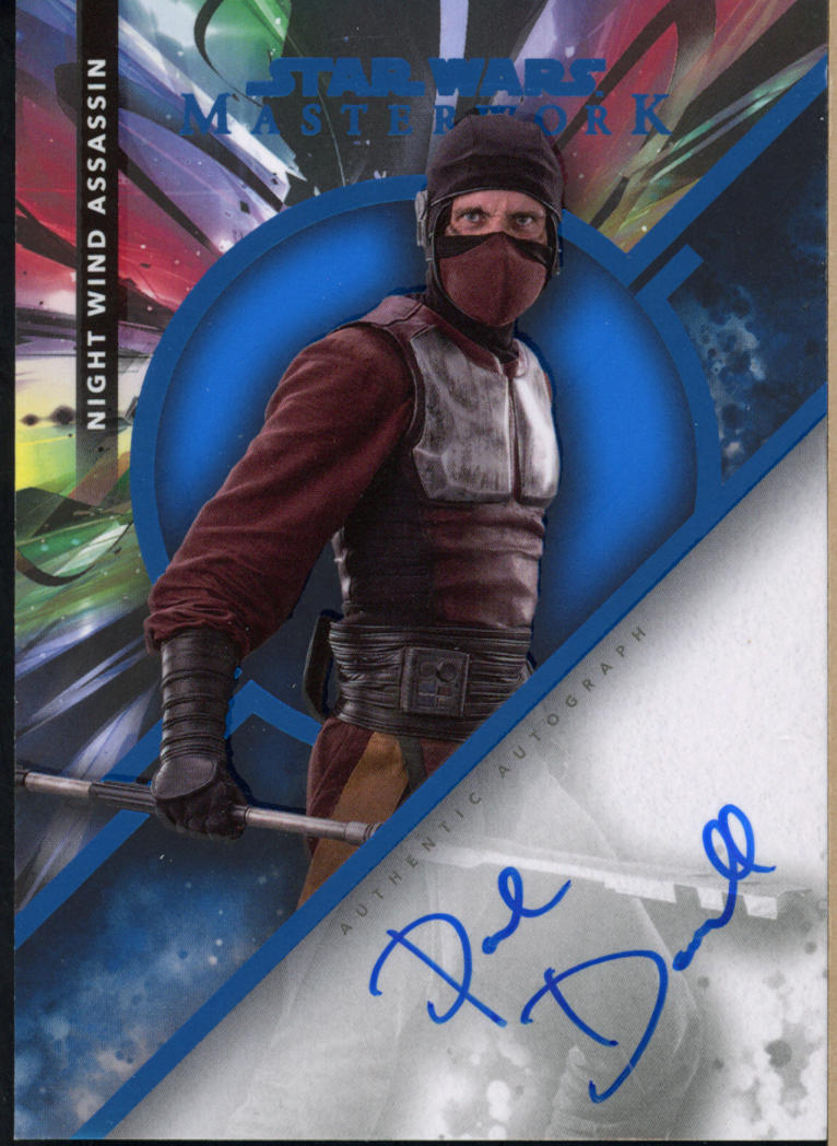 Star Wars Masterwork 2022 Night Wind Assassin Paul Darnell Auto 22/99 ...