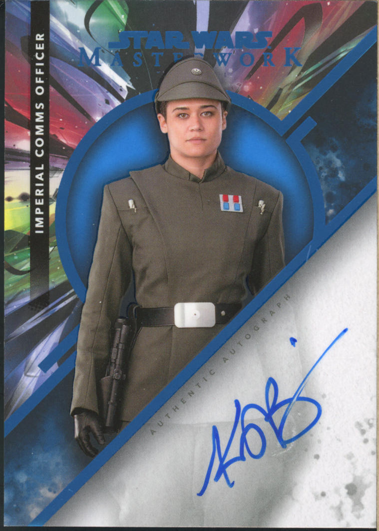 Star Wars Masterwork 2022 Imperial Comms Officer Katy O'Brian Auto 34/99 | Rare Candy