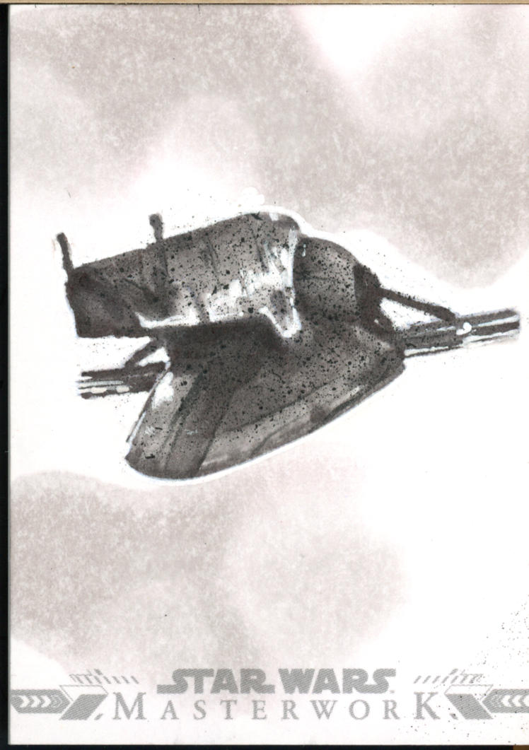 Star Wars Masterwork 2022 Sketch Card Slave 1 Kyle Babbitt | Rare Candy