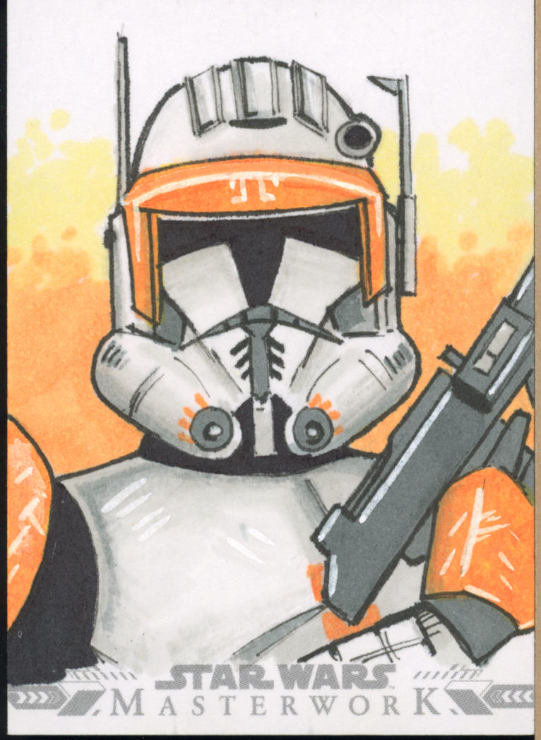 Star Wars Masterwork 2022 Sketch Card Trooper John Bruce | Rare Candy