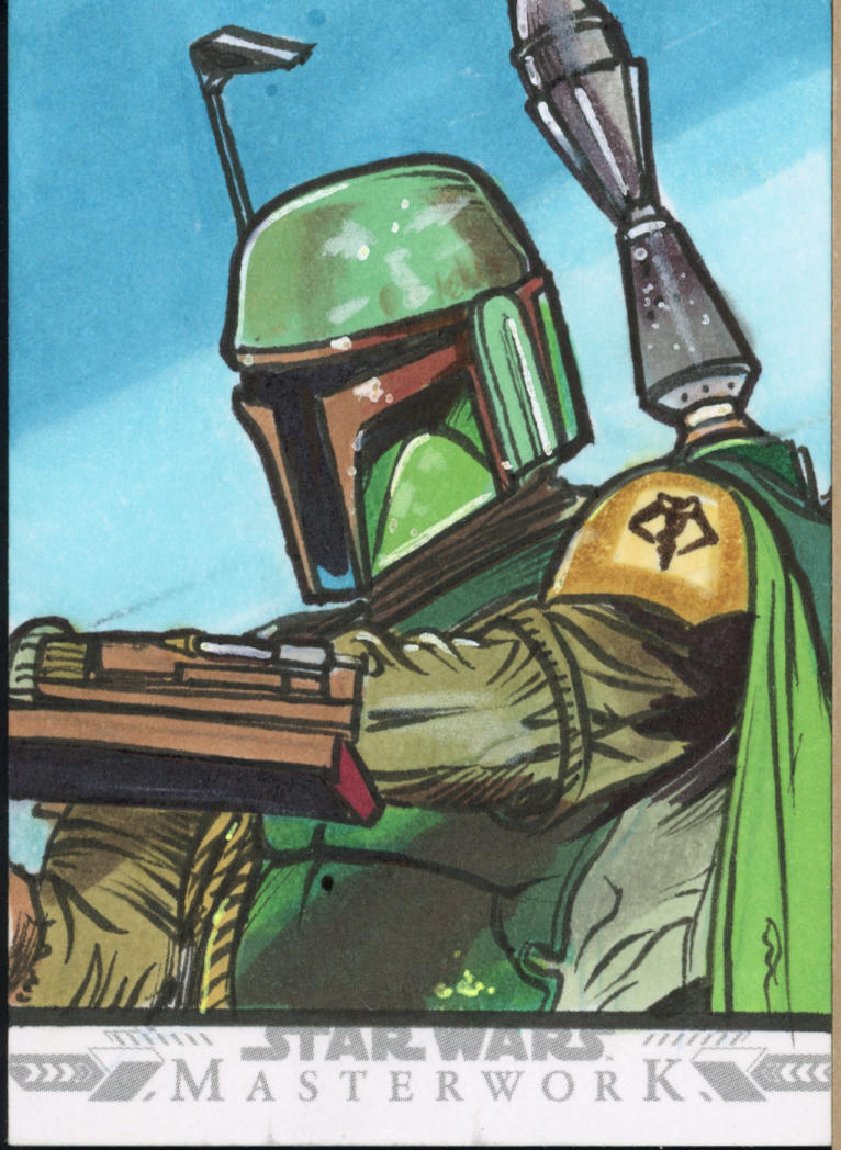 Star Wars Masterwork 2022 Sketch Card Boba Fett Eric Medina | Rare Candy