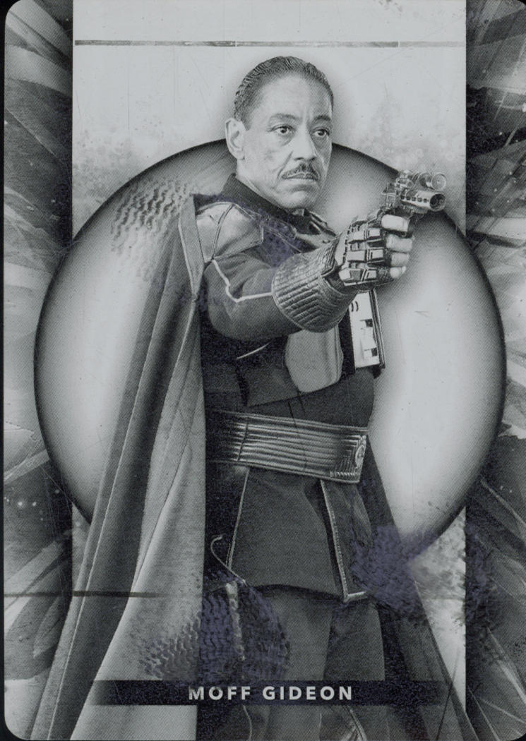 Star Wars Masterwork 2022 Moff Gideon Printing Plate 1/1 | Rare Candy