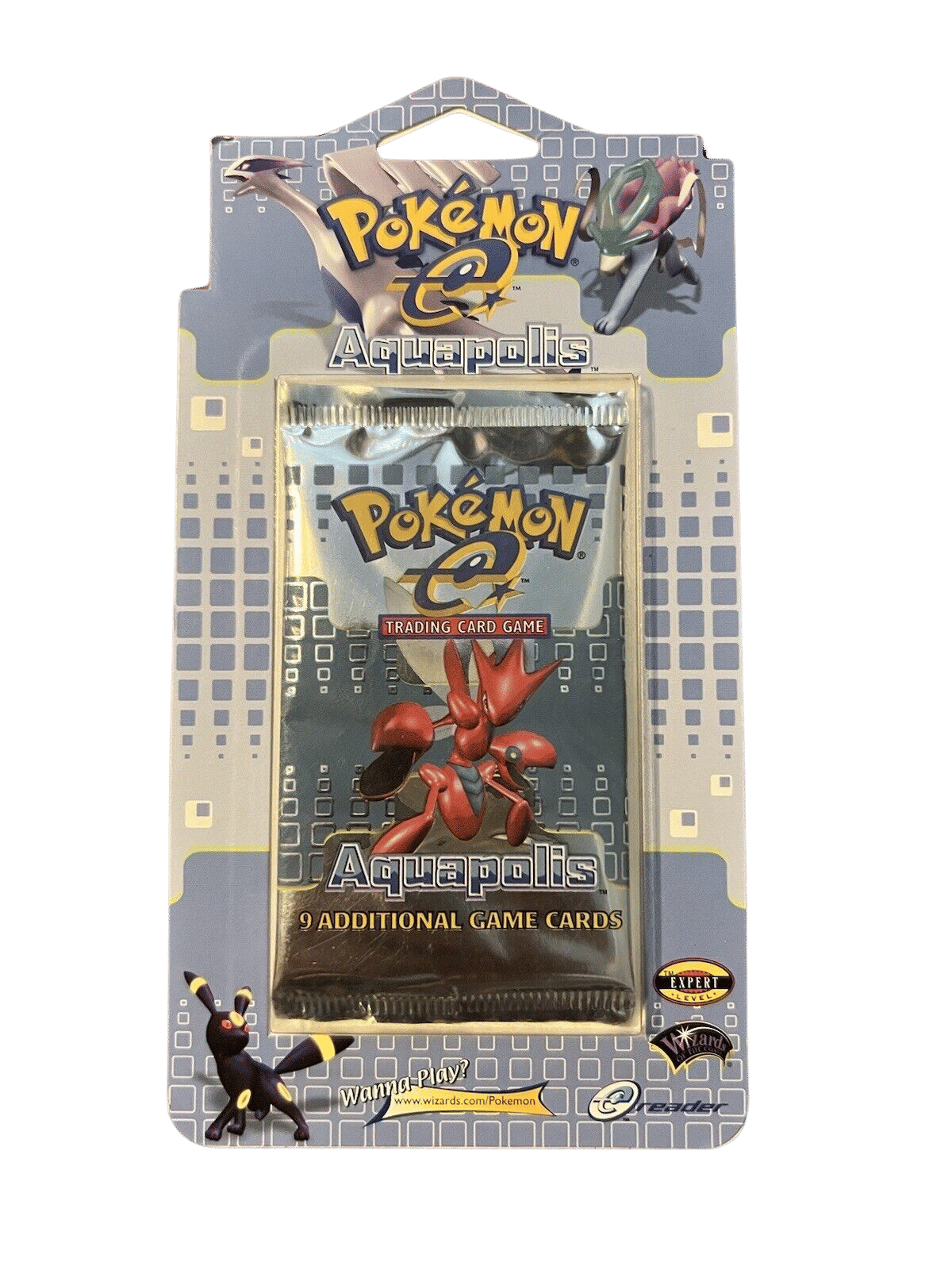 2003 Pokemon Aquapolis Booster Pack Blister (Scizor) | Rare Candy