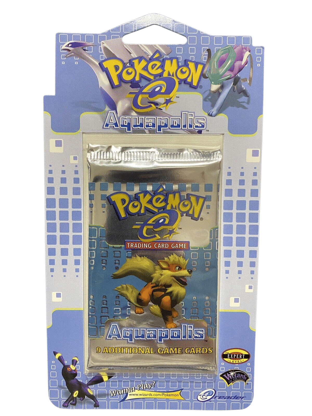 2003 Pokemon Aquapolis Booster Pack Blister (Arcanine) | Rare Candy
