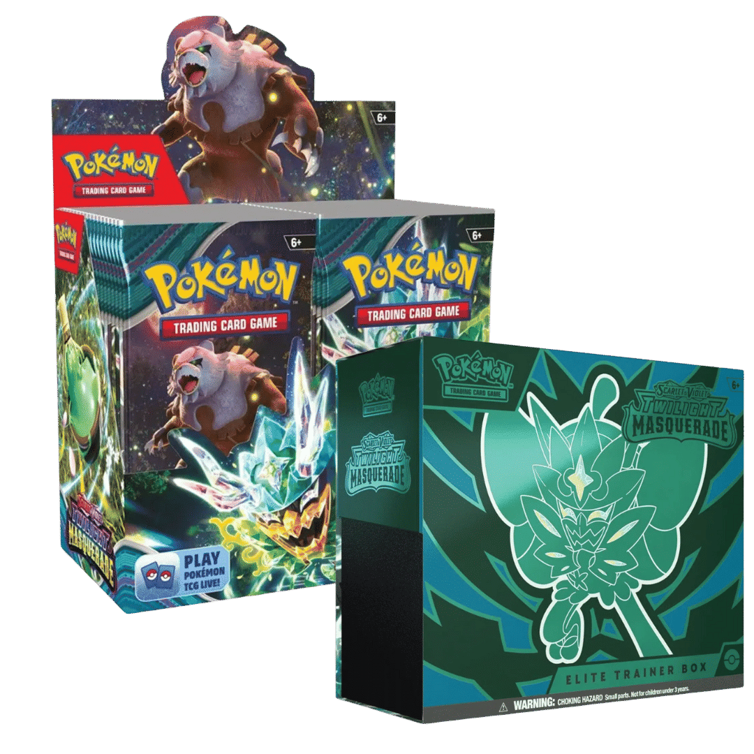 *PRE-ORDER* Twilight Masquerade Booster Box + ETB Bundle | Rare Candy