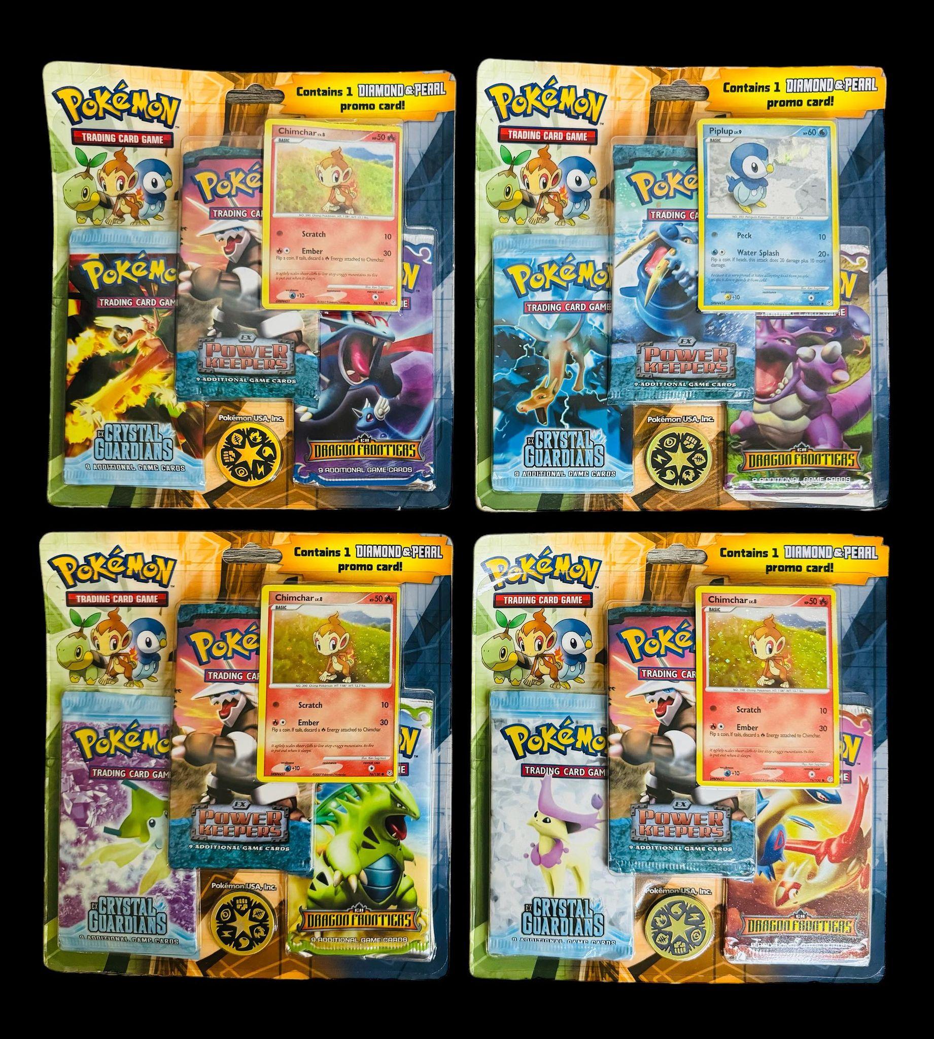 Pokemon Dragon Frontiers, Crystal Guardians, Power Keepers 3-pack ...