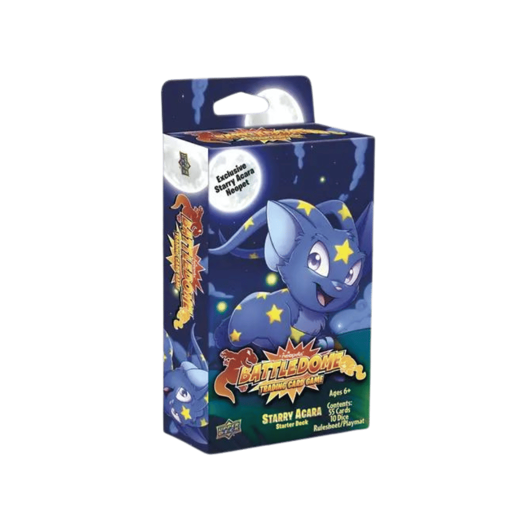 Neopets 2024 Battledome Starry Acara Starter Deck Box | Rare Candy