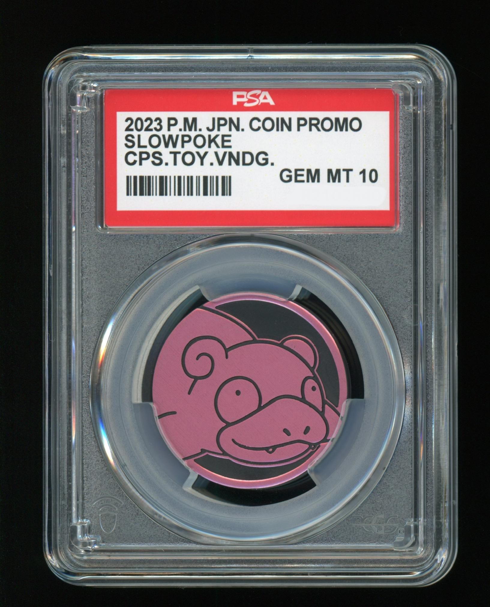 PSA 10 Slowpoke Japanese Coin Promo Capsule Toy Vending Machines 2021 ...