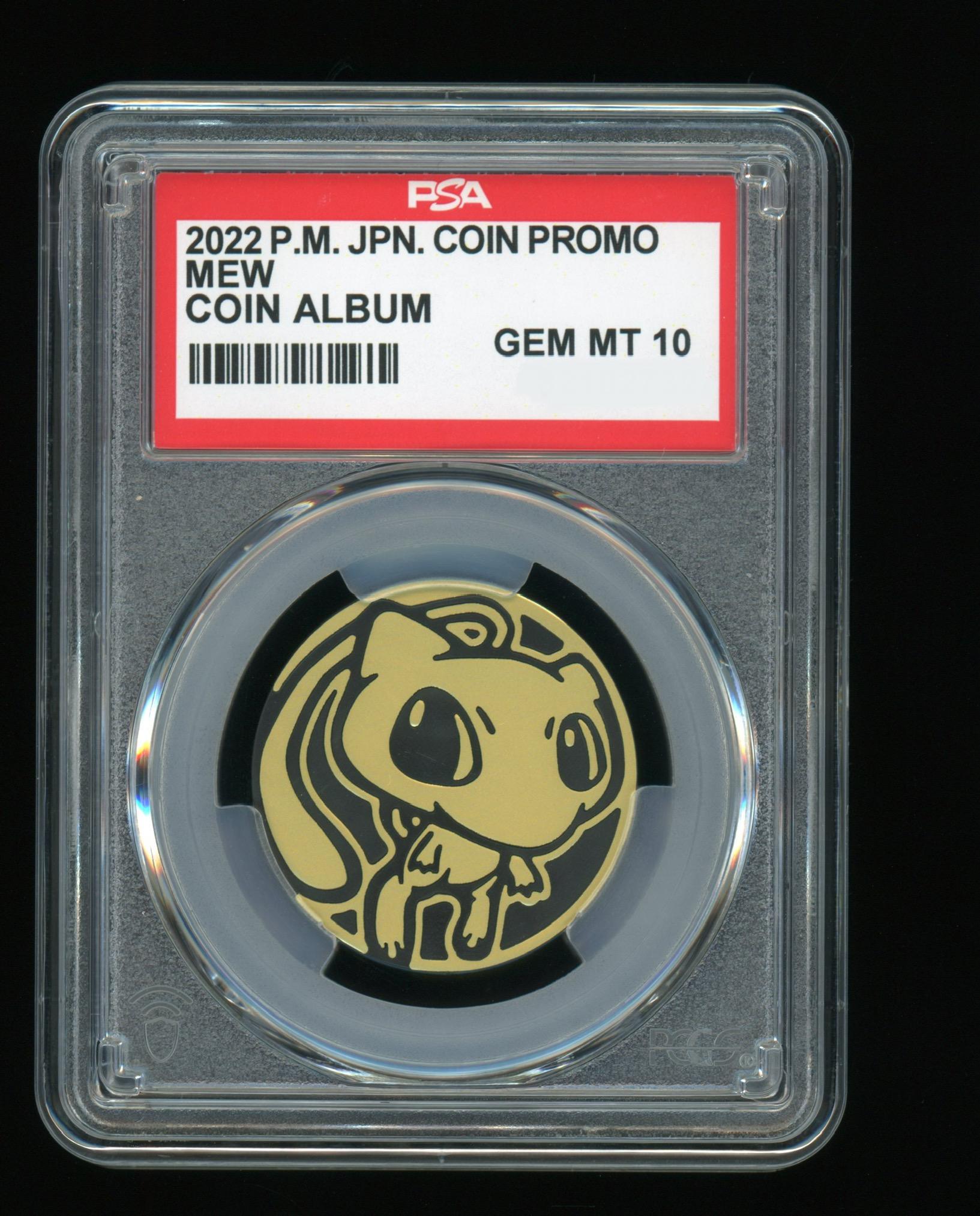 PSA 10 Mew Japanese Coin Promo Pokemon Coin Album 2022 | Rare Candy