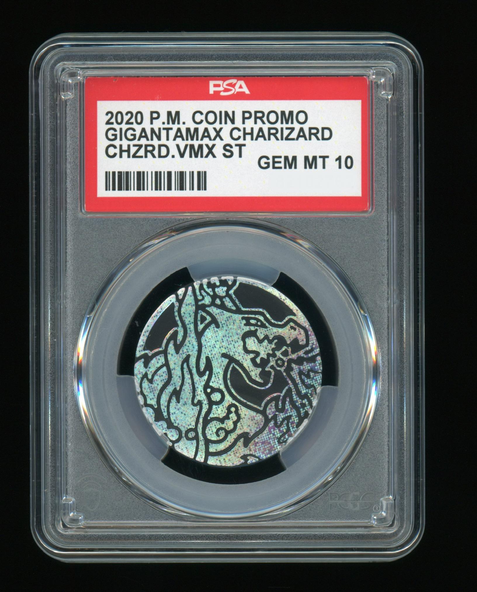 PSA 10 Gigantamax Charizard Japanese Coin Promo VMAX Starter Set 2020 ...
