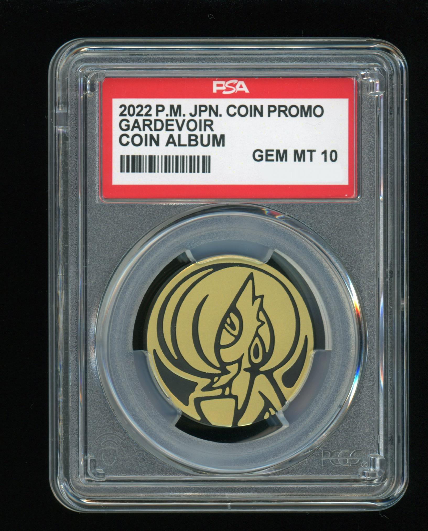 PSA 10 Gardevoir Japanese Coin Promo Pokemon Coin Album 2022 | Rare Candy