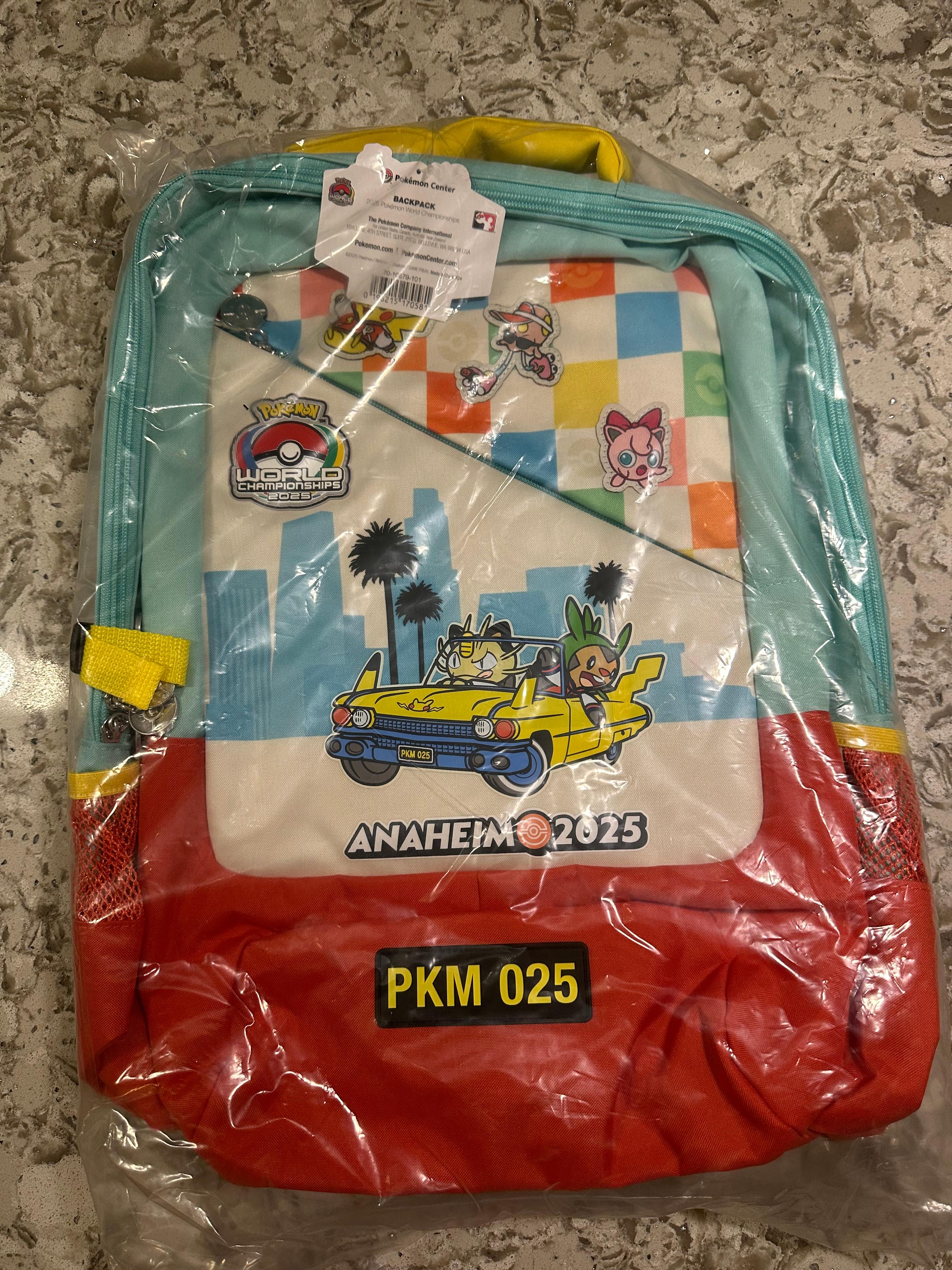 2025 Anaheim Pokémon World Championship Pikachu Backpack | Rare Candy