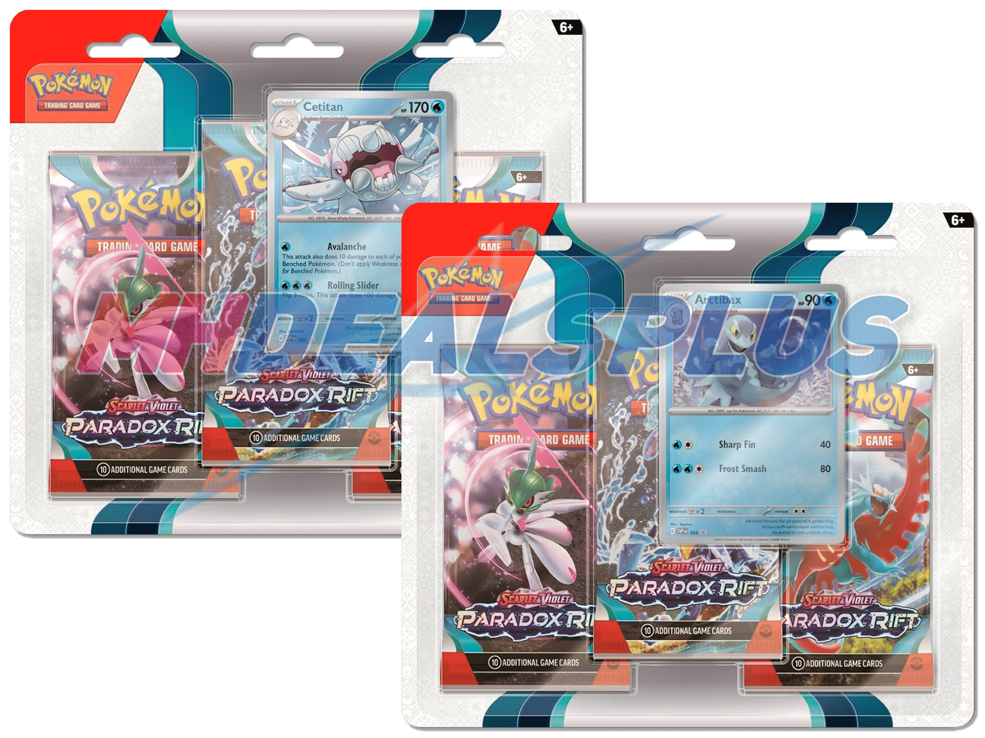 Pokemon Paradox Rift 3-Pack Blister Set of 2 | Rare Candy