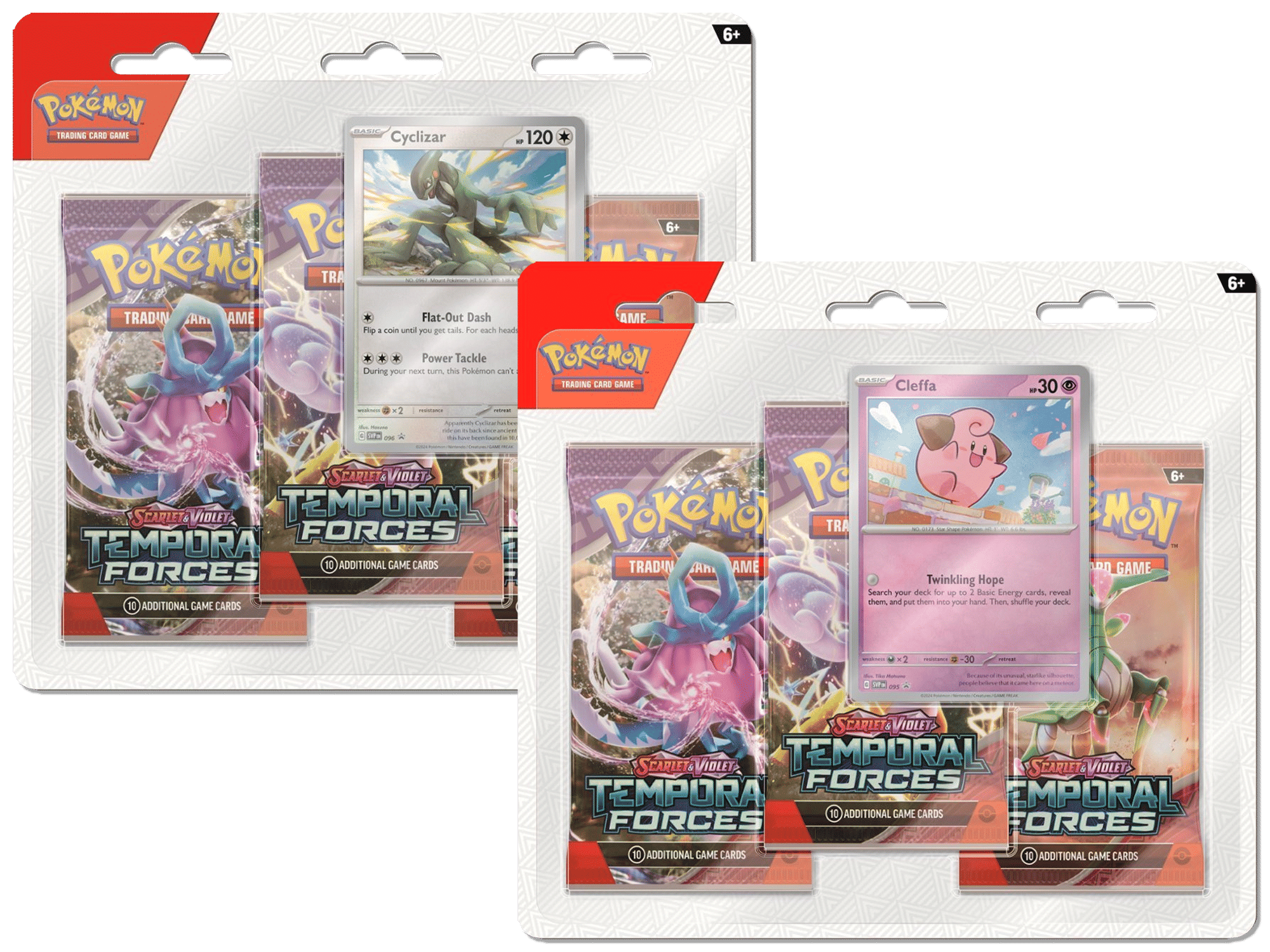 Pokemon Temporal Forces 3-Pack Blister Set of 2 | Rare Candy