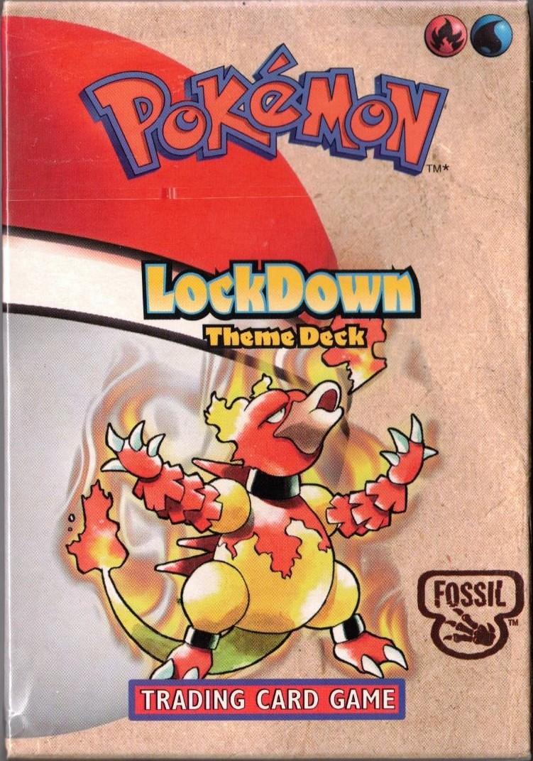 1999-2000 Pokemon Fossil LockDown Theme Deck RED LOGO | Rare Candy