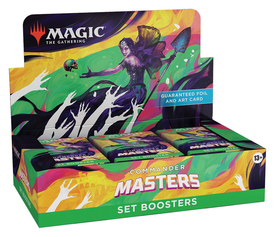 Magic the Gathering Commander Masters Set Booster Display Box (24 packs ...