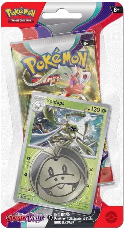 Pokemon Scarlet and Violet Spidops Checklane Blister [SV01] | Rare Candy