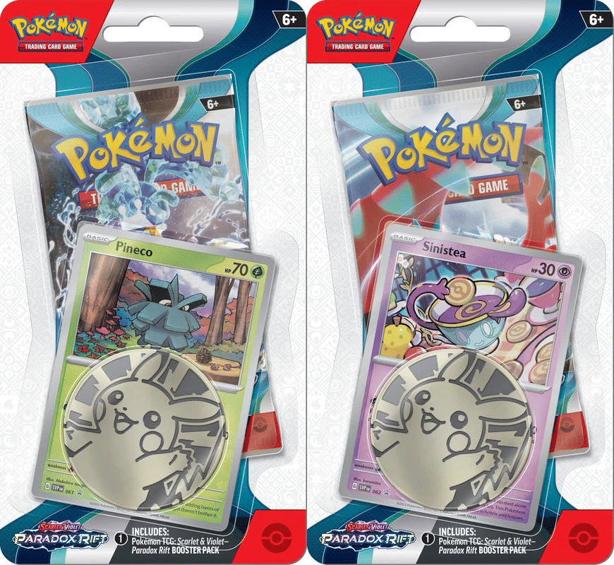Pokemon Scarlet and Violet Paradox Rift Checklane Blister Set [SV04] (2 ...