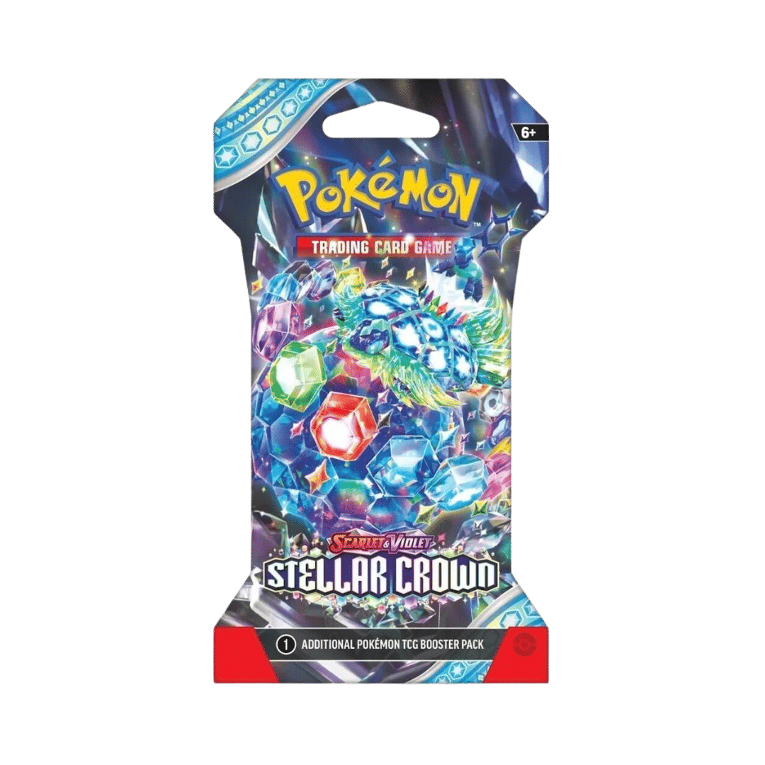 Pokemon Stellar Crown Sleeved Booster Pack (Random Pack Art) | Rare Candy