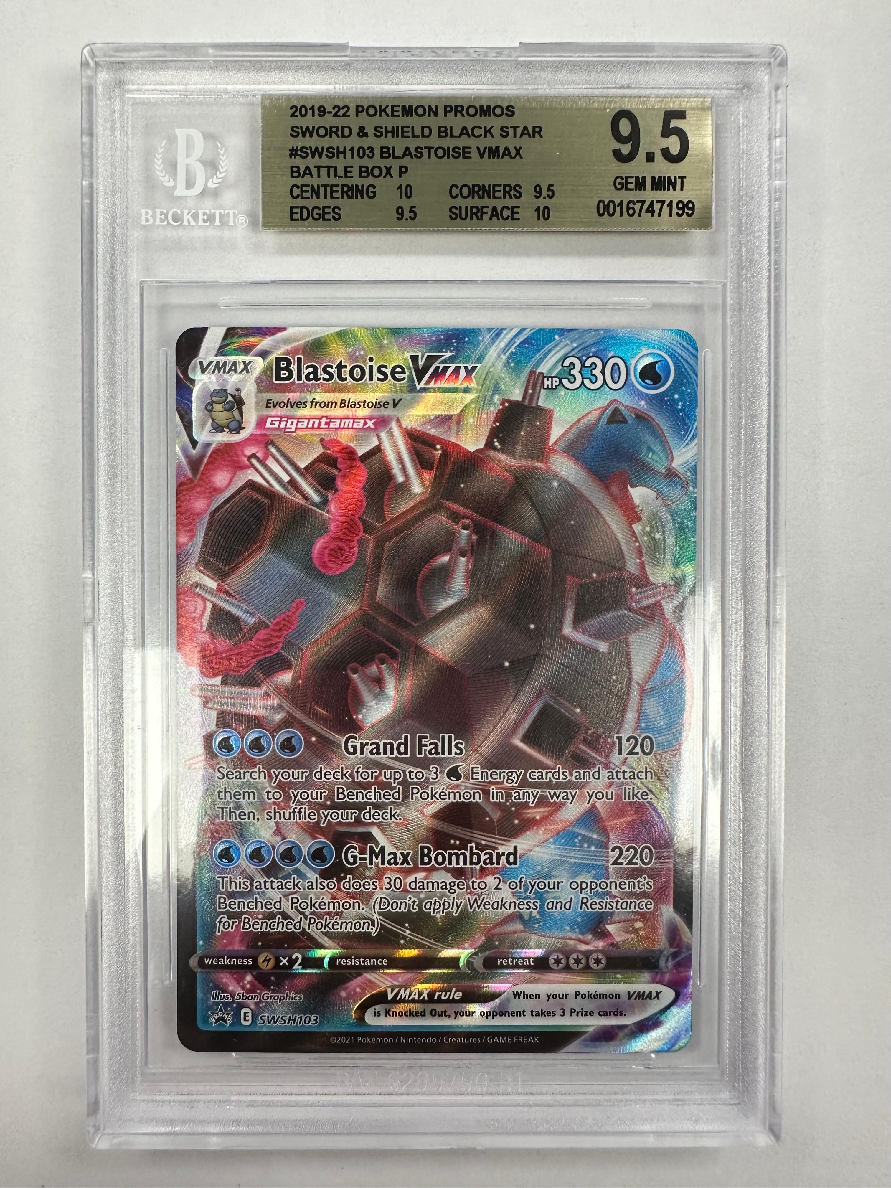 BGS 9.5 Blastoise VMAX Promo SWSH103 | Rare Candy