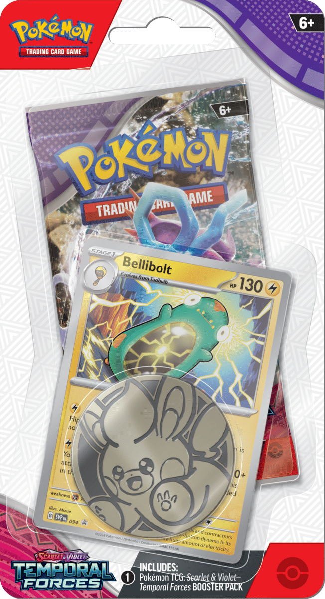 Temporal Forces Checklane Blister (Bellibolt Promo) SV05 2024 | Rare Candy