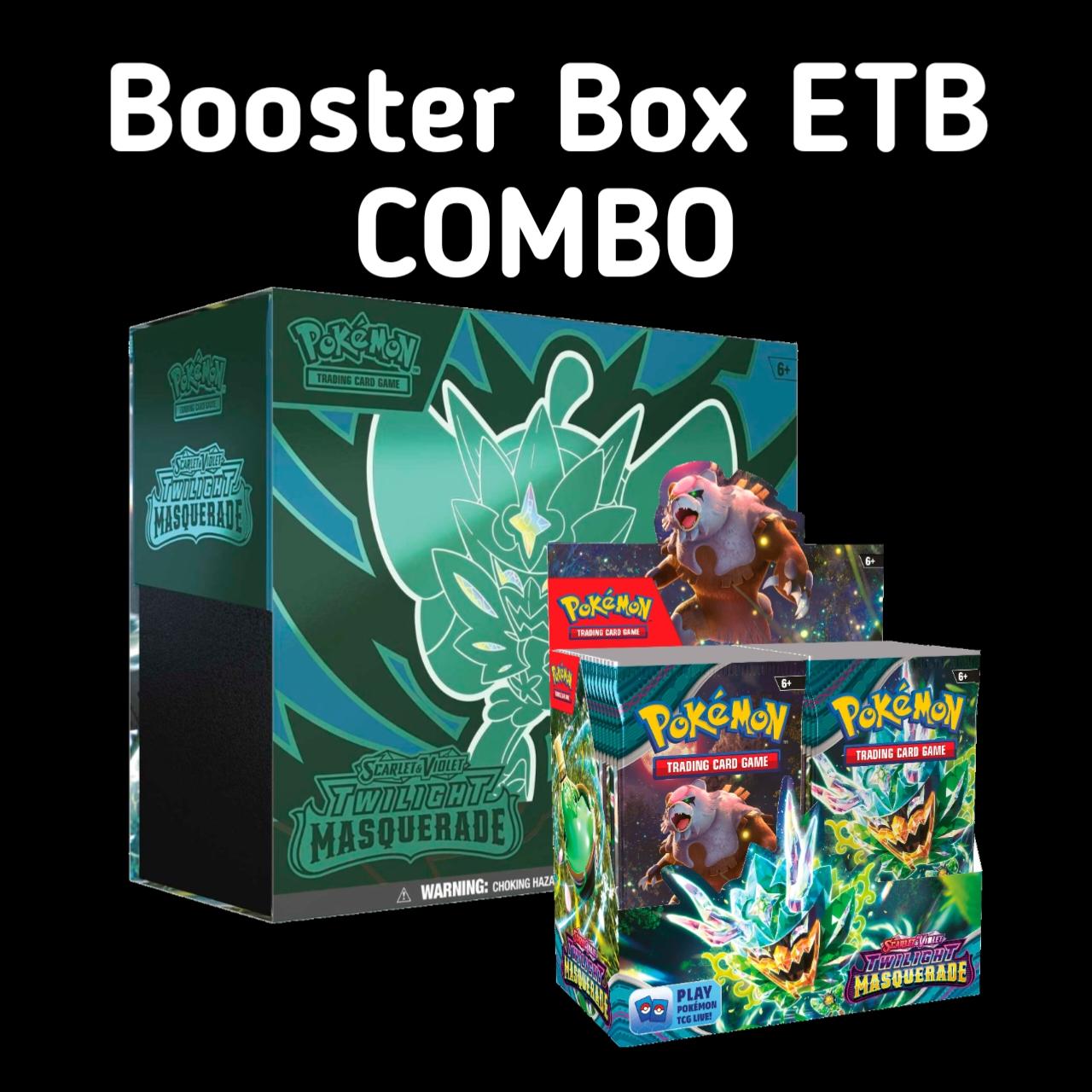 Scarlet & Violet: Twilight Masquerade - Booster Box & ETB Combo | Rare ...