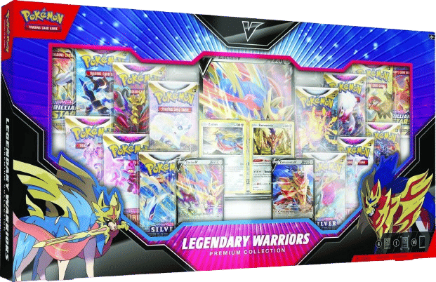 2020 Pokémon Sword & Shield Zacian Legendary Warriors Premium ...