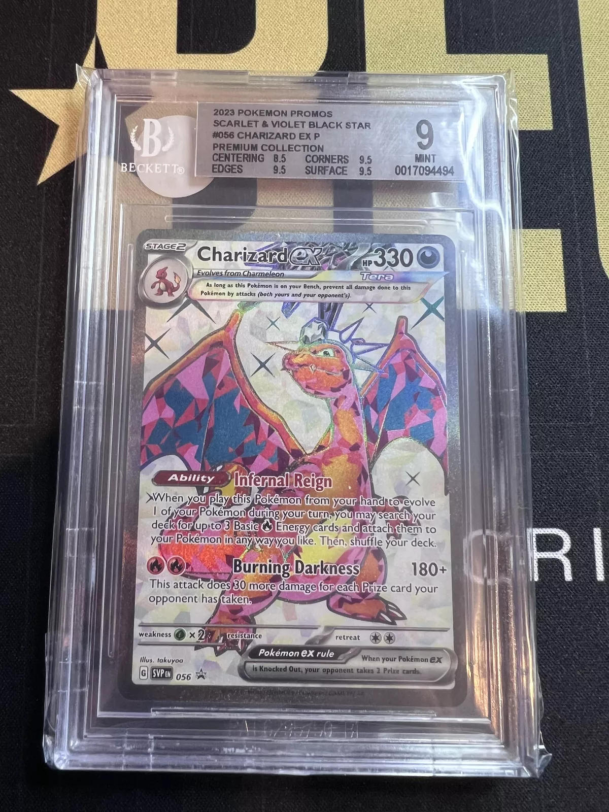 SV: Scarlet & Violet Promo Cards #056 Charizard ex BGS 9 | Rare Candy