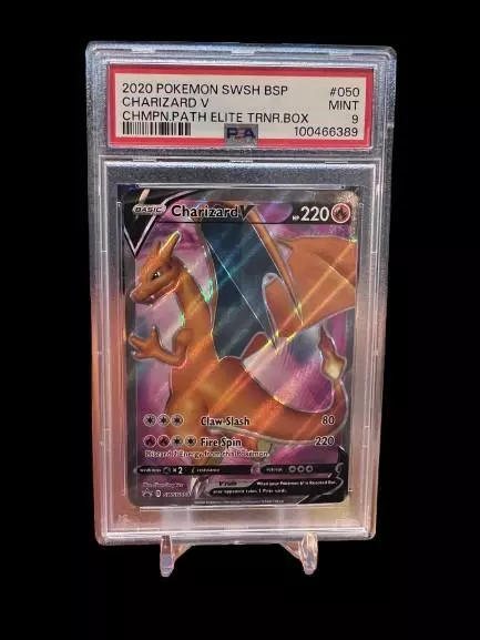 2020 Pokemon Swsh050 Charizard V Champions Path PSA 9 | Rare Candy