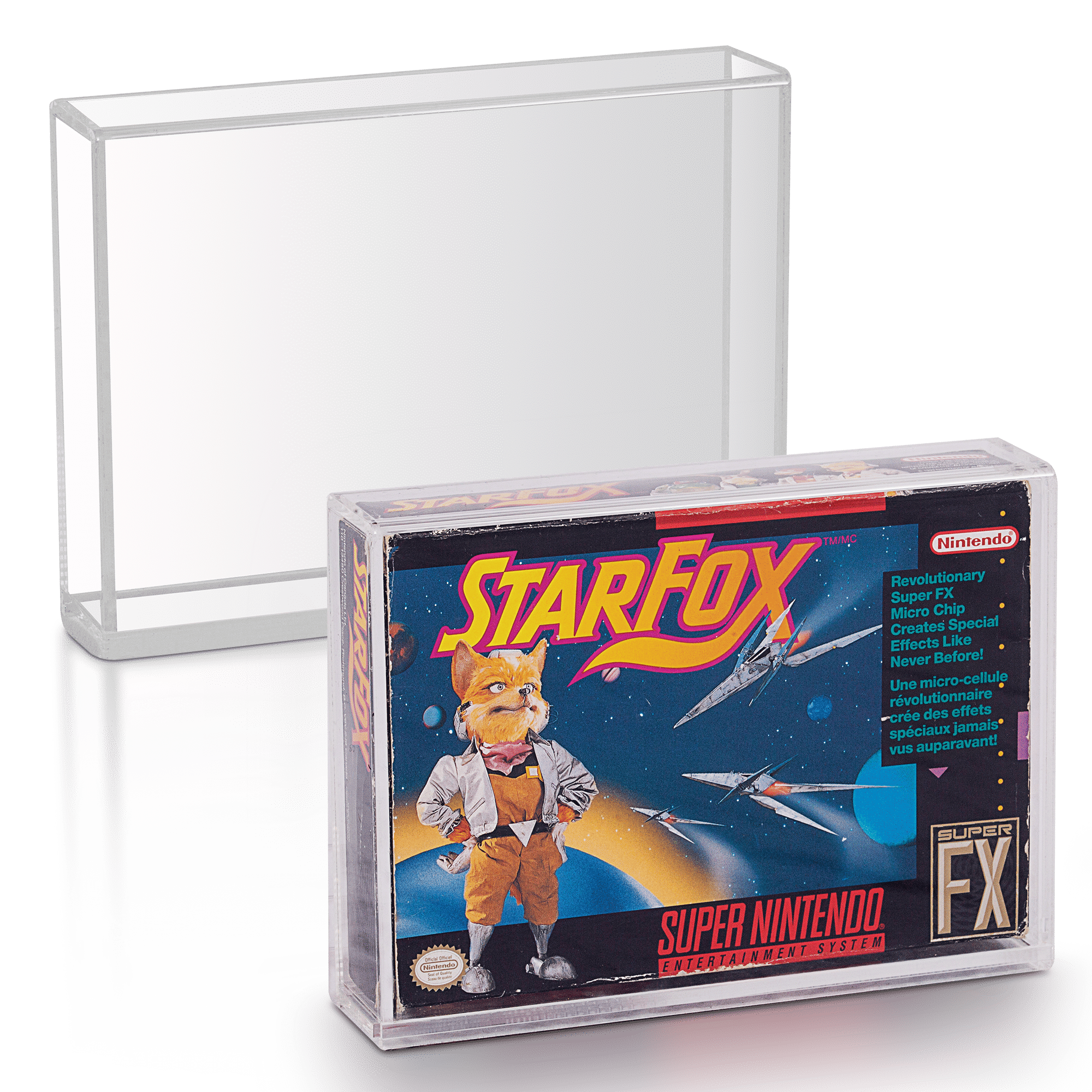 2 Acrylic Display Protector for SNES Games and N64 Game Box | Rare Candy